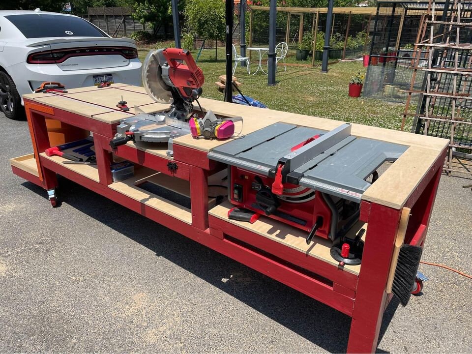 T-track Equipped Woodworking Workbench Plans (PDF Plans) - Etsy