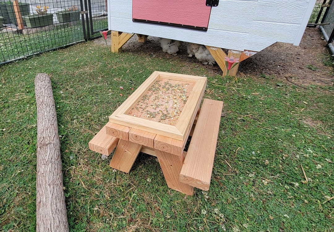 Rustic Reclaim Chicknic Table Plans - Etsy
