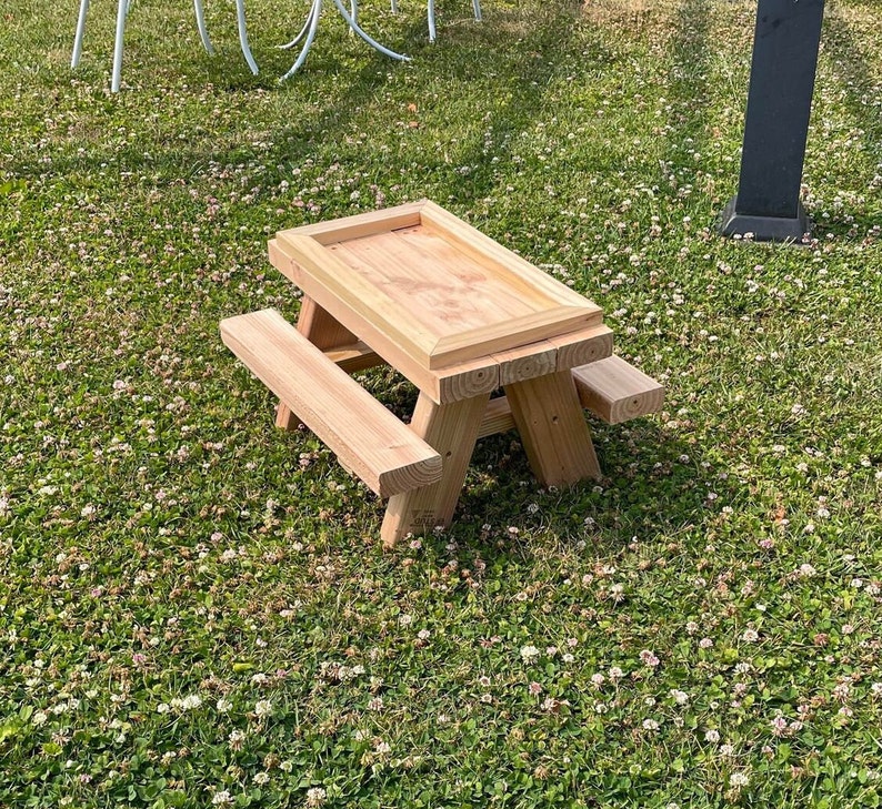Rustic Reclaim Chicknic Table Plans - Etsy