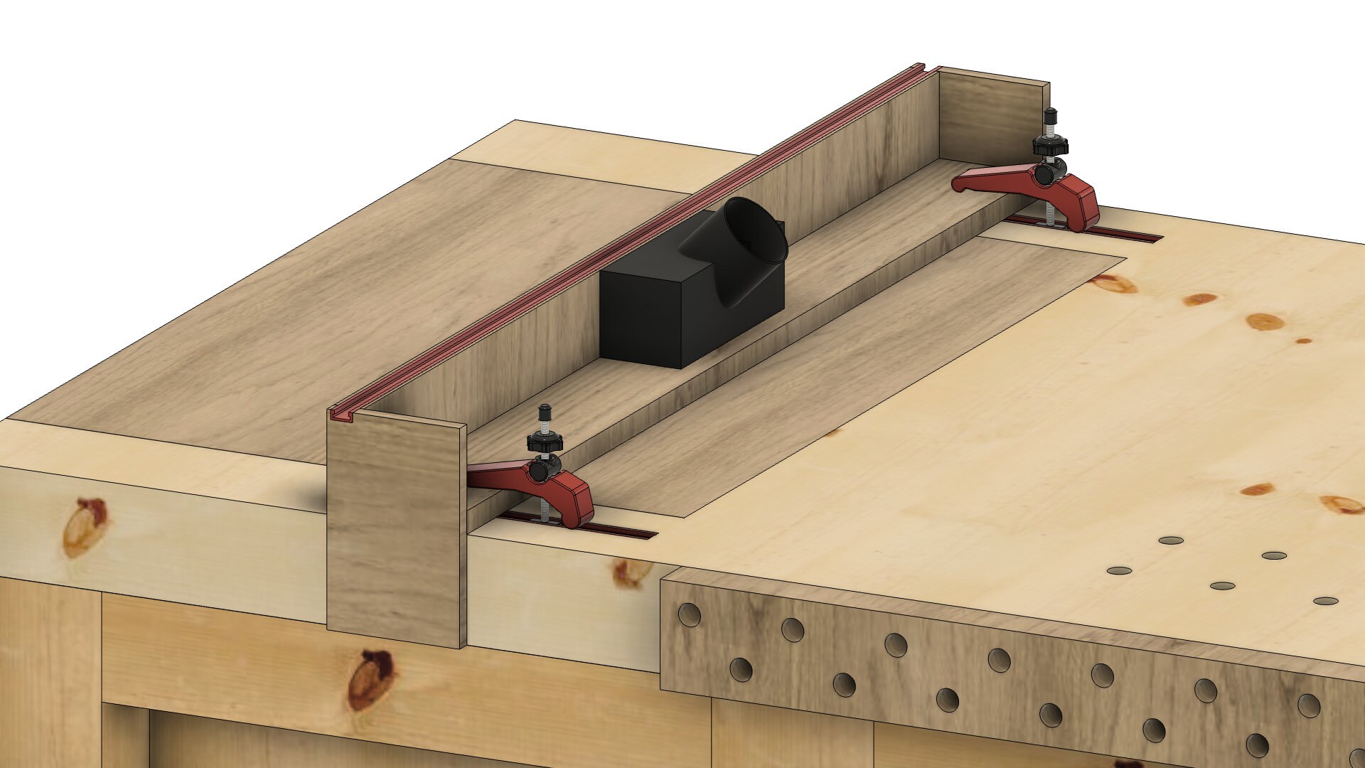 Woodworking Bench With Router Station Plans (PDF Plans) - Etsy