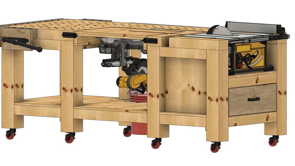 The Ultimate Woodworking Bench Plans (PDF Plans) - Etsy