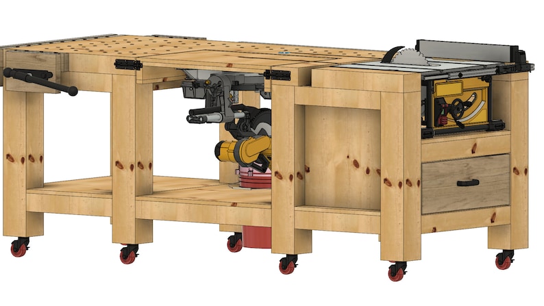 The Ultimate Woodworking Bench Plans (PDF Plans) - Etsy