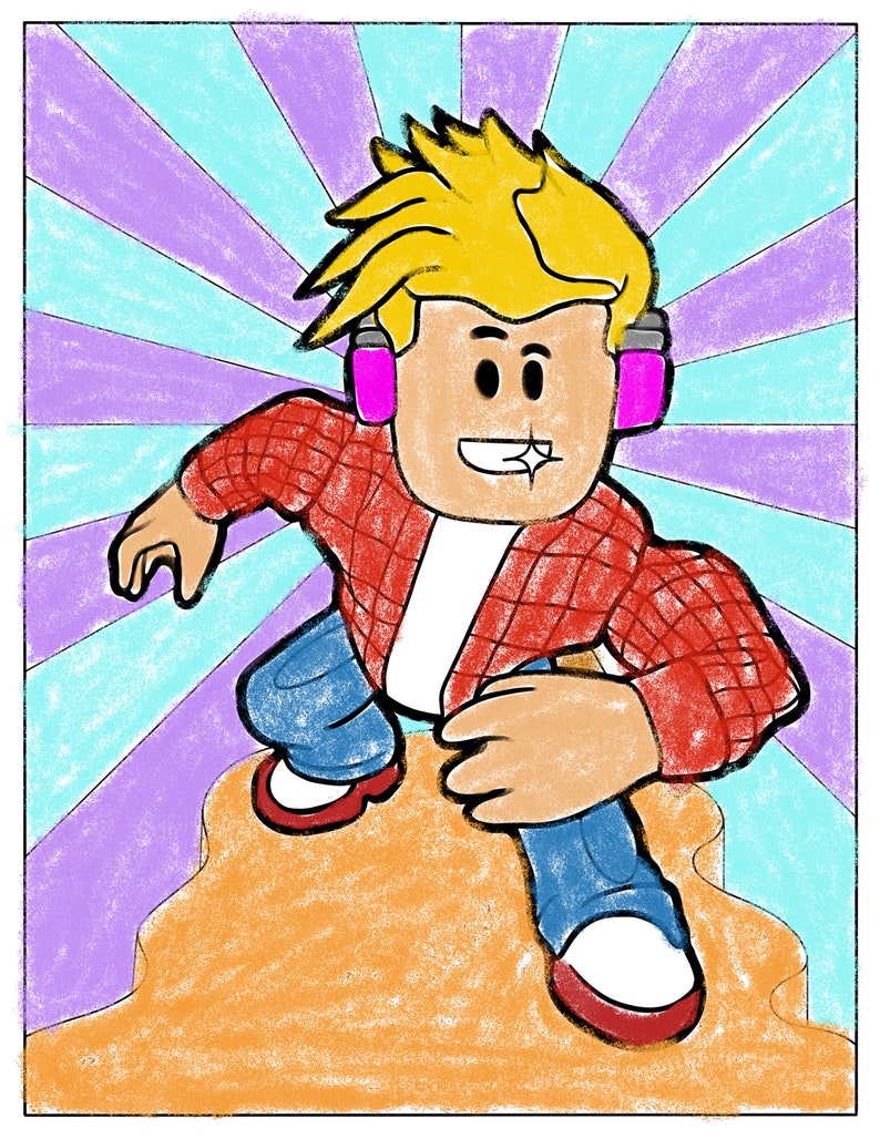 Roblox Coloring Sheet Roblox Coloring Book Roblox Ready to Print Roblox ...