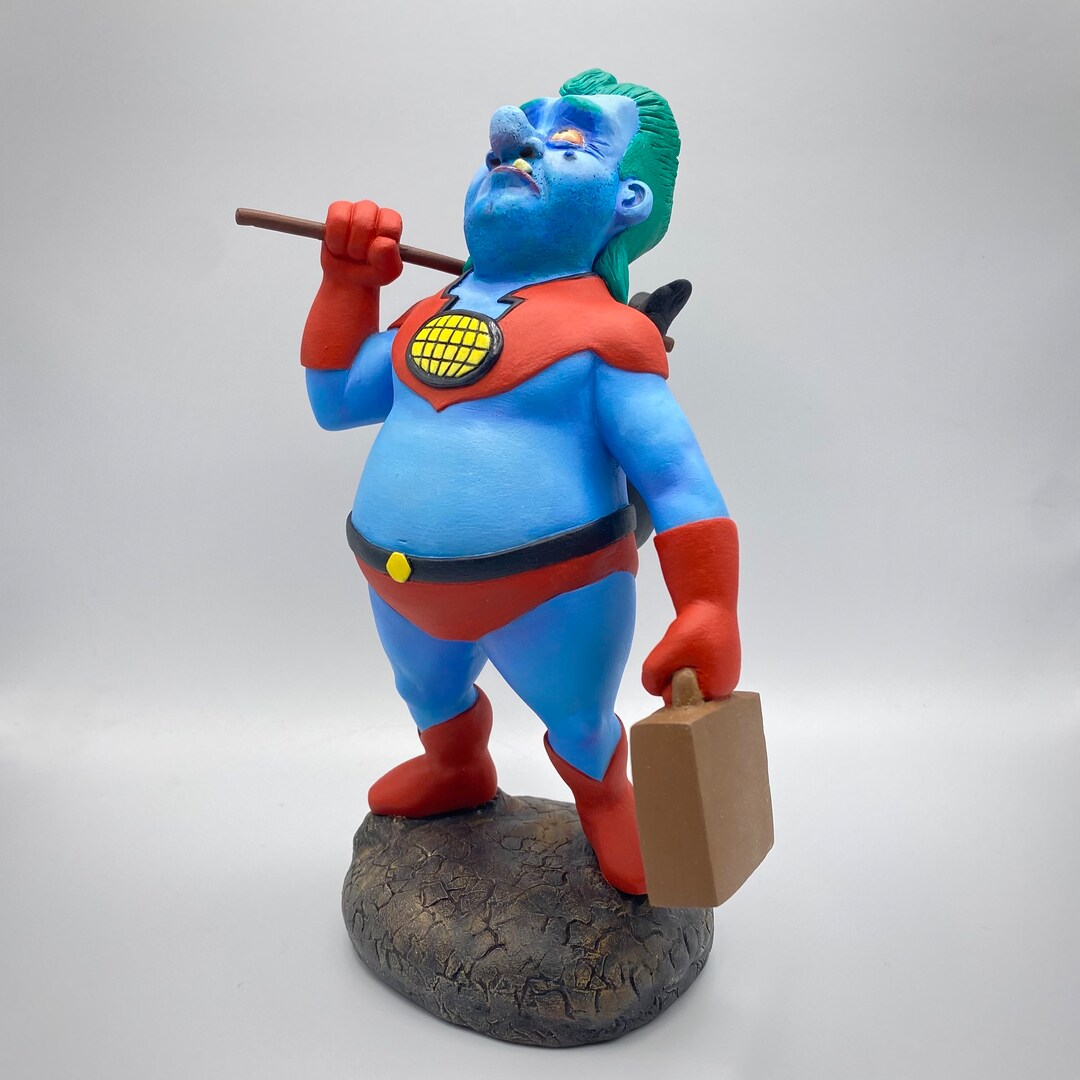 7 Captain Planet One of a Kind Figurine CAPTAIN PLANET Made Out of ...