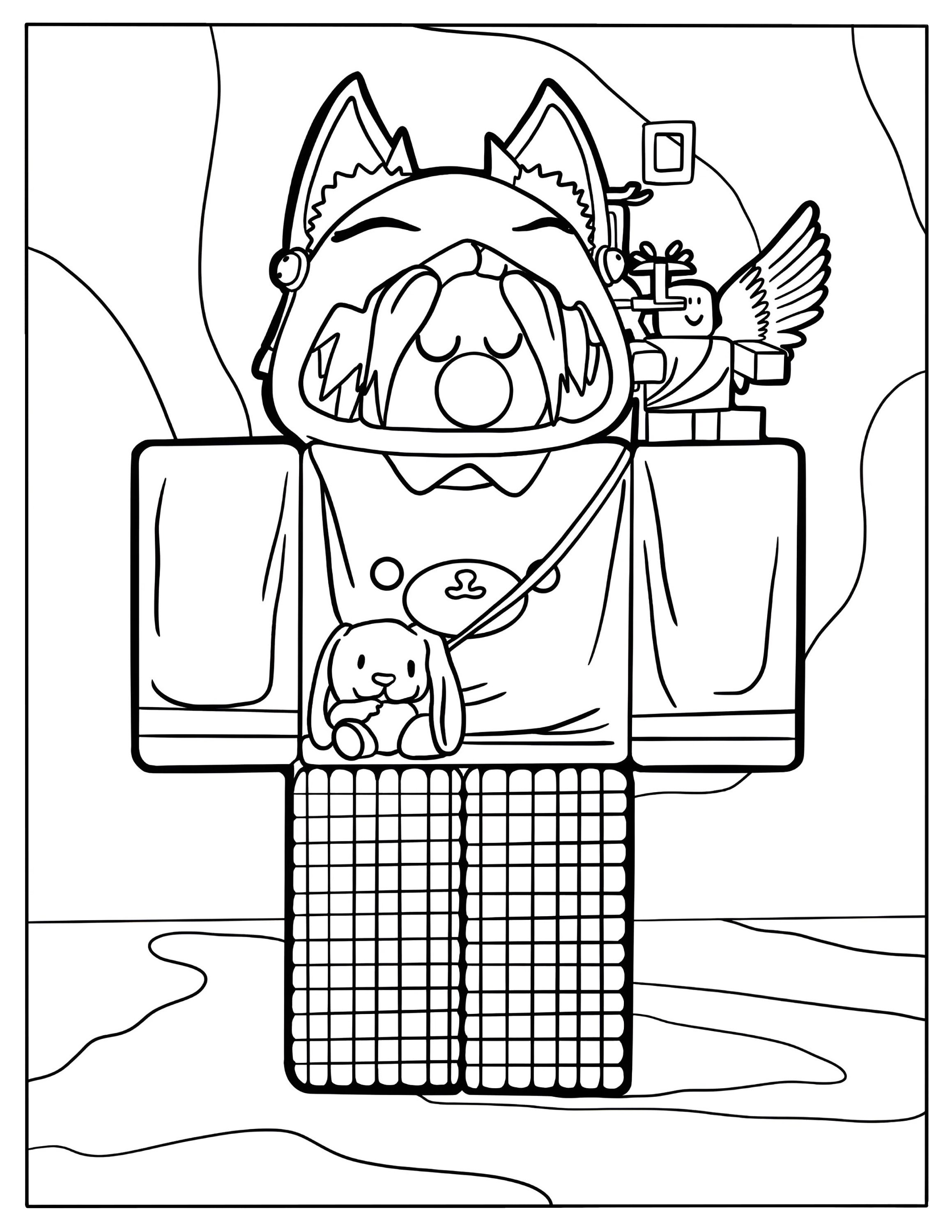 Roblox Coloring Sheet Roblox Coloring Book Roblox Ready to Print Roblox ...
