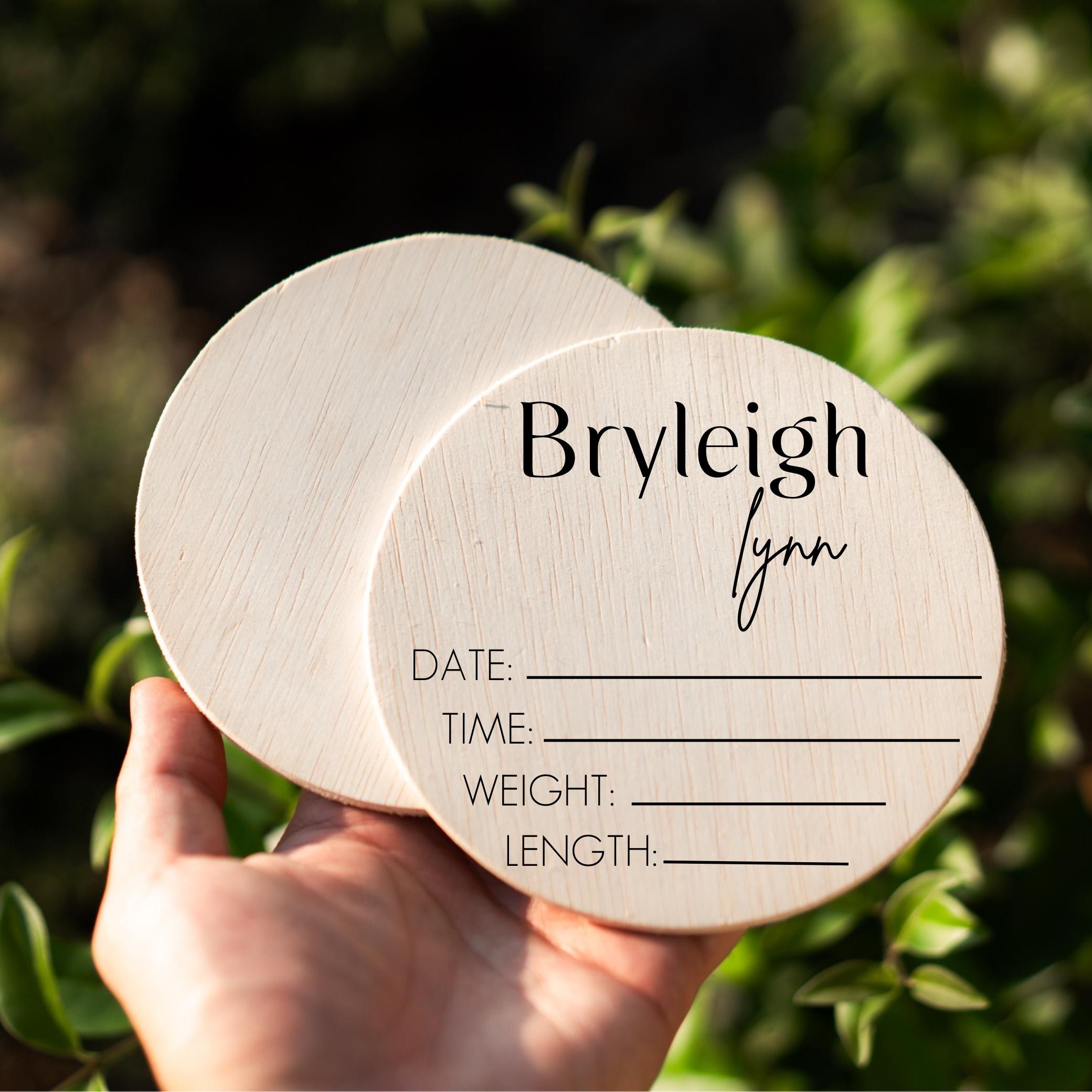 Baby Name Sign, Birth Stats Sign, Baby Name Announcement, Hospital Name ...