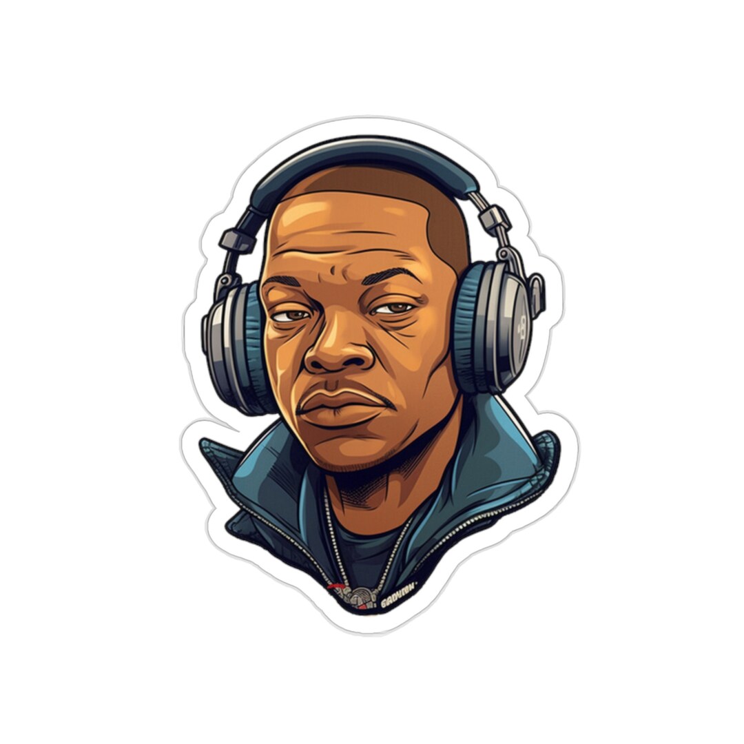 Dr. Dre Rapper Sticker Cut-out Sticker Cool Hip-hop Graffiti - Etsy