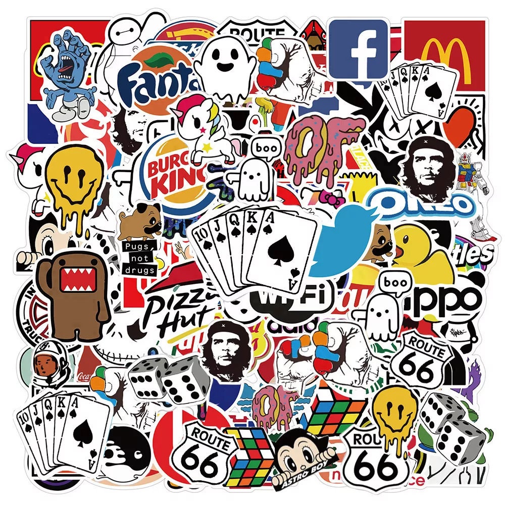 10/30/50/100pcs. Cool Brands Stickers, Logo Stickers, Fashion Stickers ...