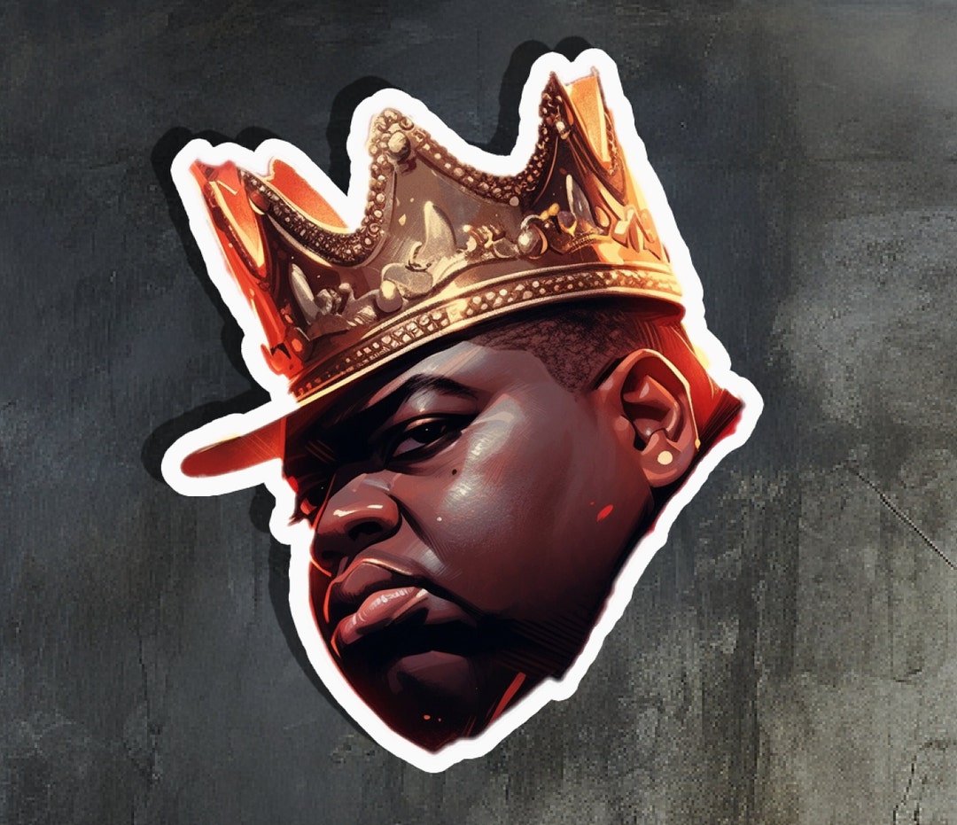 Biggie Sticker the Notorious B.I.G. Cut-out Sticker Cool - Etsy