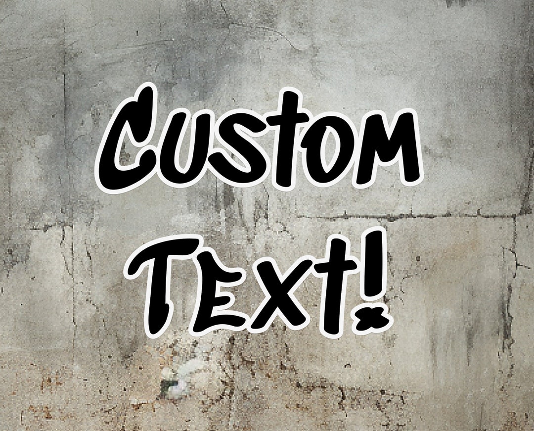 Digital Custom Graffiti Tag Personalized Text in Graffiti - Etsy
