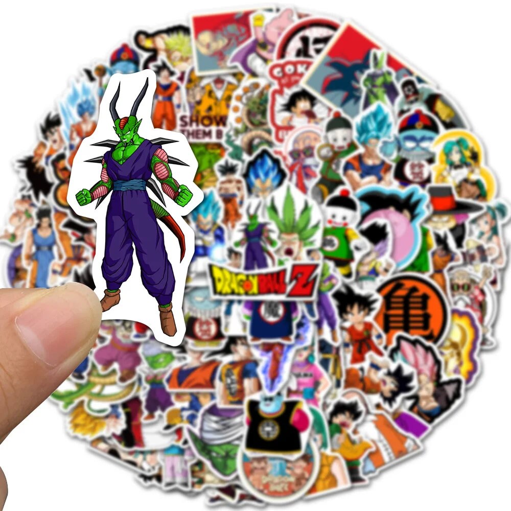 100pcs. Dragon Ball Cartoon Fan Art Stickers, Famous Anime, Merchandise ...