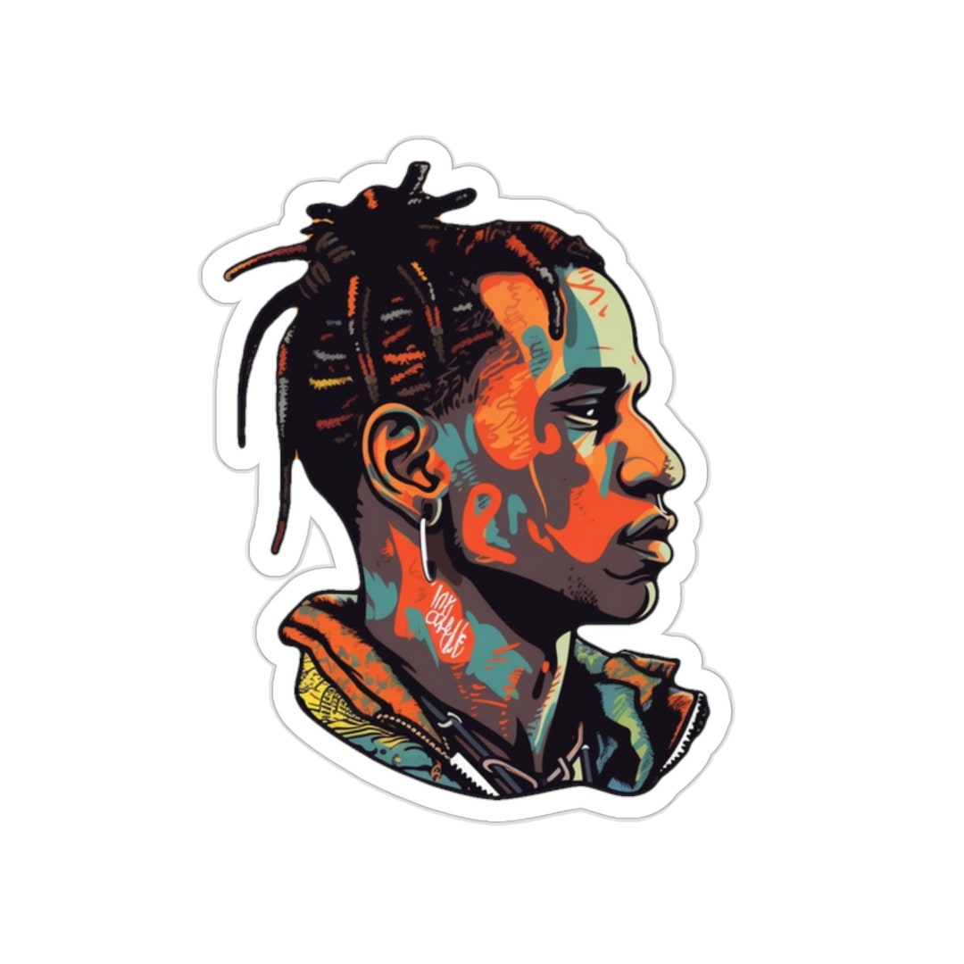 Rapper Travis Scott Cut-out Sticker Sticker Travis Scott - Etsy