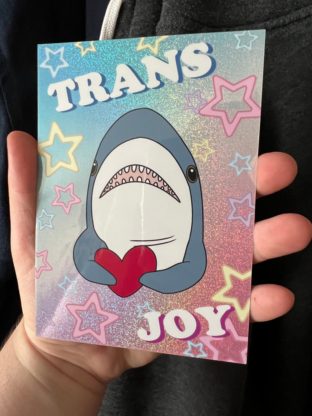 Blåhaj Trans Joy Deluxe Sticker *limited Edition* - Etsy UK