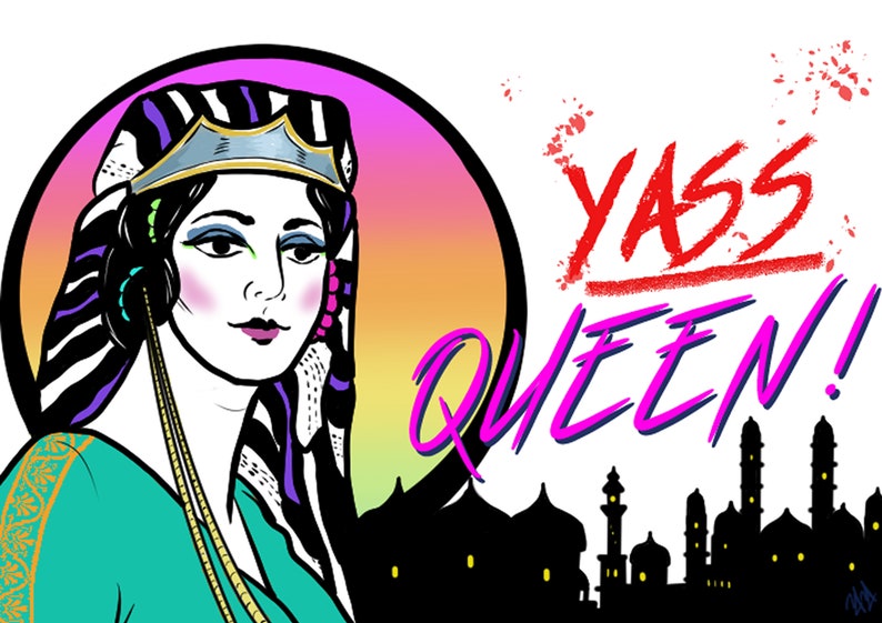 Yass Queen A4 Print - Etsy