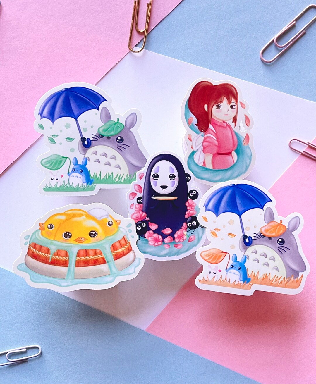 Studio Ghibli Vinyl Stickers Vinyl Die-cut Stickers Studio Ghibli ...