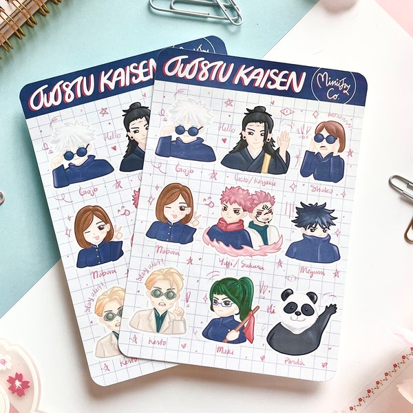 Jujutsu Kaisen Stickers - Etsy Australia