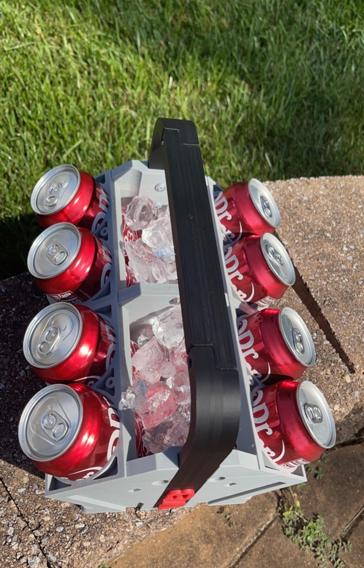 V8 Engine Block Can Cooler | 3D Printed | 8 - 12 Oz Cans | Father’s Day ...
