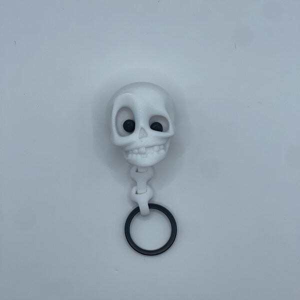 Skeleton Keychain - Etsy