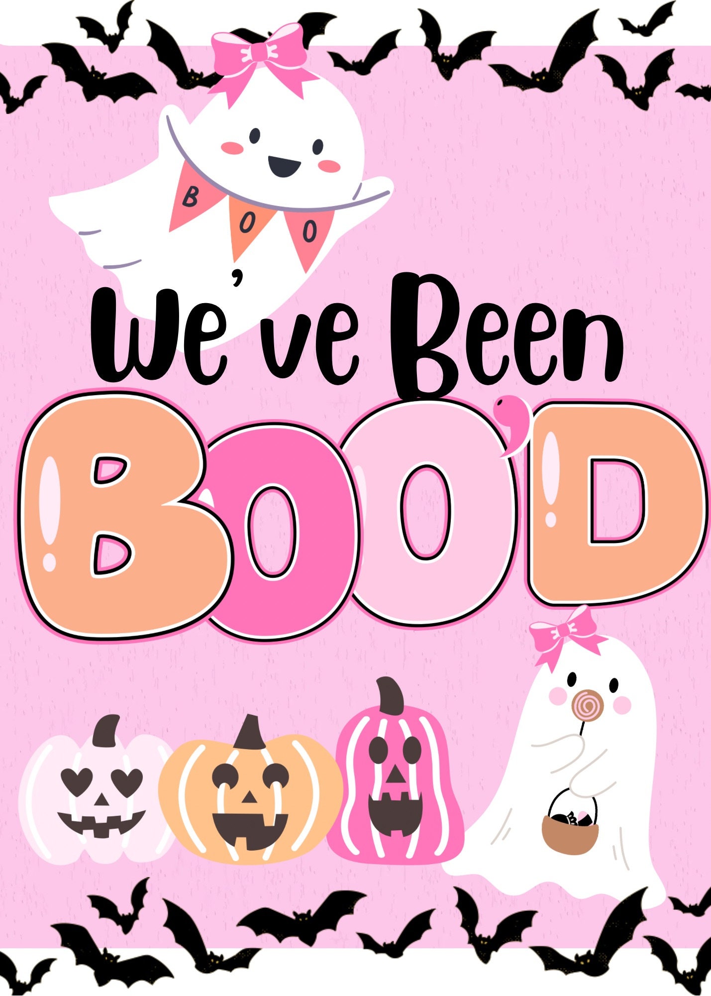 Youve Been Bood Printable Halloween Bundle Weve Been Booed Trick or ...