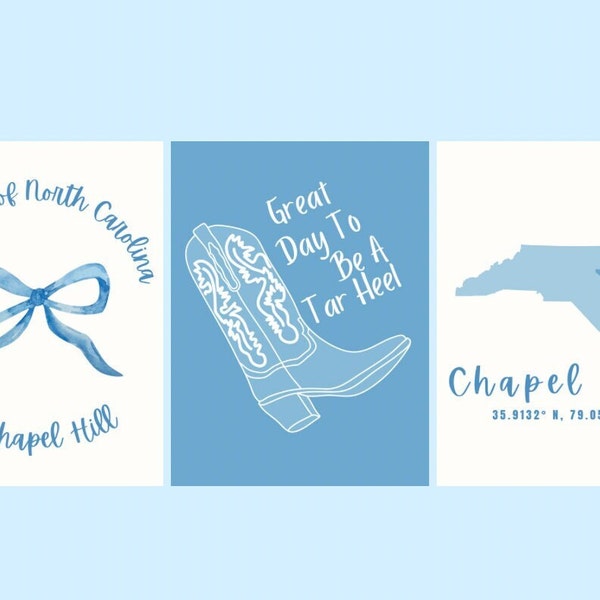 Unc Poster - Etsy