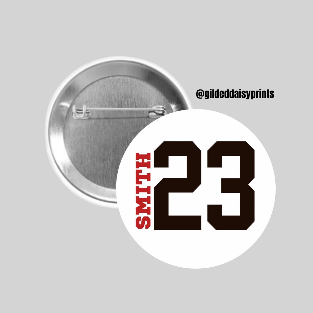 Custom Player Button | Custom Name Buttons | Custom Gameday Buttons ...