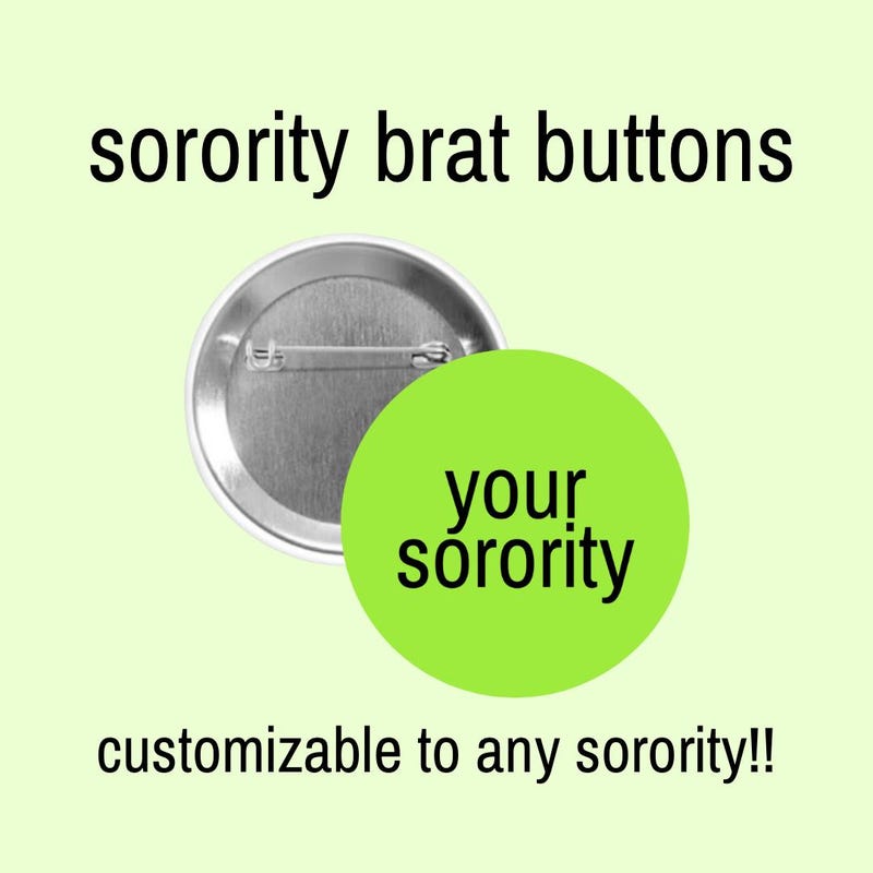 Sorority Buttons - Etsy