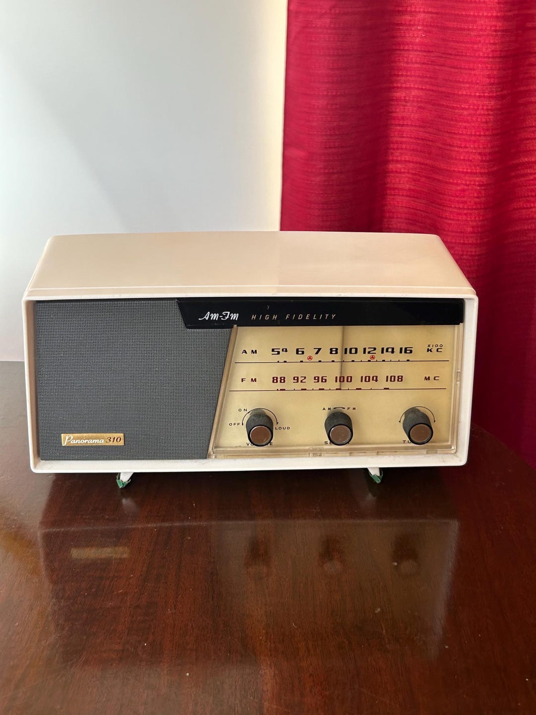 1950s Panasonic Am/fmtube Radio. Clean and Working. - Etsy