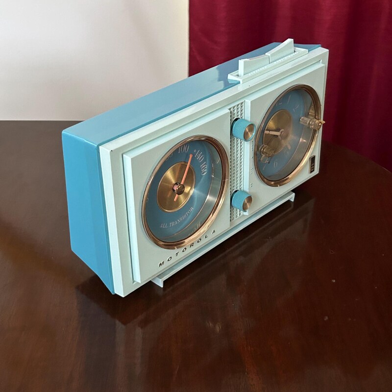 1960s Clock Radio - Etsy
