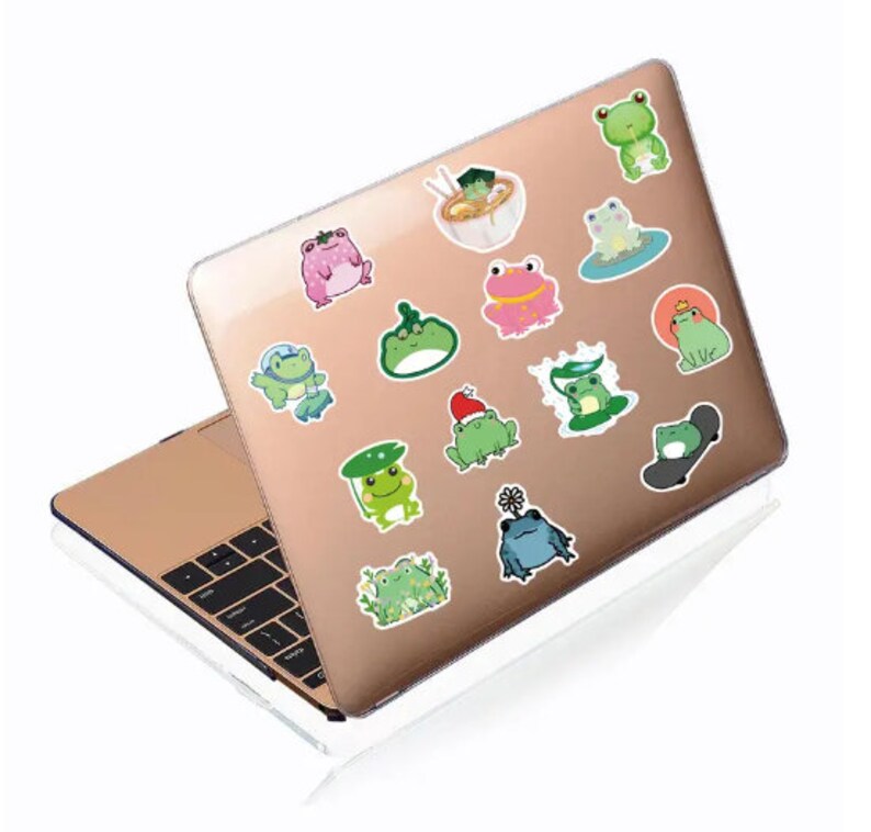 50 Kawaii Frogs STICKER FUN PACK Cute Vinyl Die Cut Stickers - Etsy