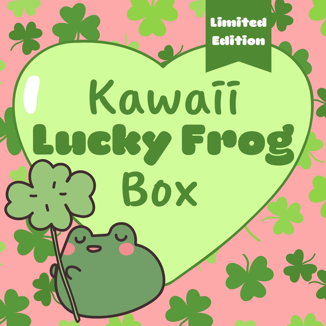 Kawaii LUCKY FROG Surprise Box! 47 Items, PLUS 3 Bonus Freebies ...