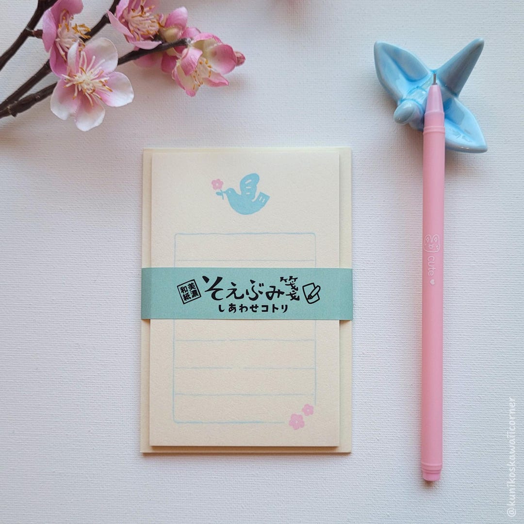 Blue Dove MINI Letter Writing Set, 30 Sheet Memo Pad With Envelopes ...