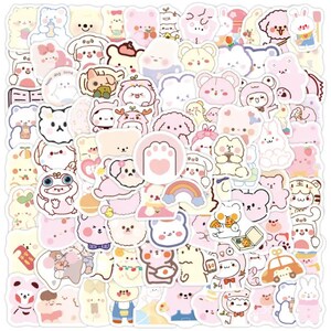 Kawaii Cute Bears STICKER SET! Super Cute Die Cut Stickers for Your ...