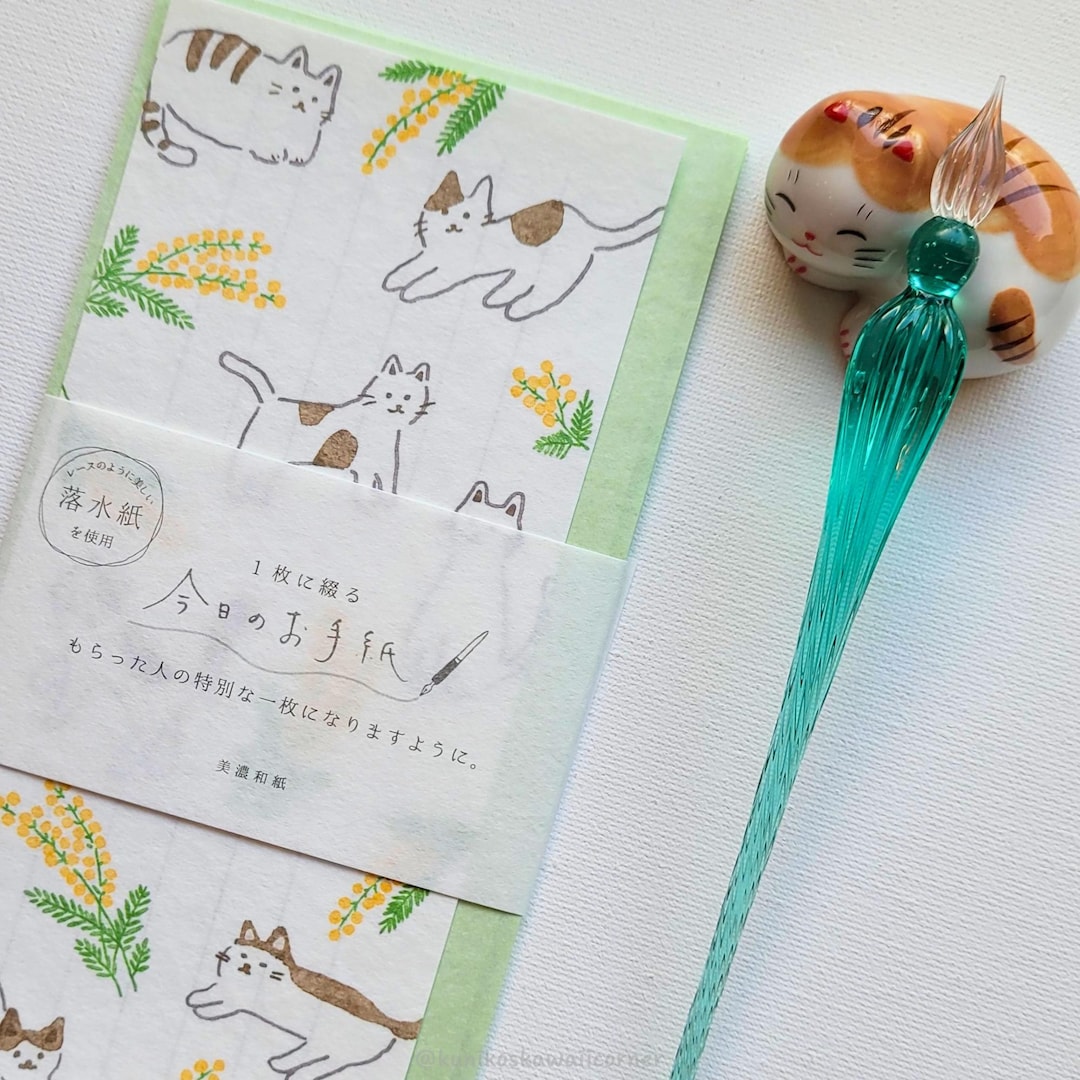 Mimosa Cat Letter Writing Set From "today's Letter Series" on Premium ...