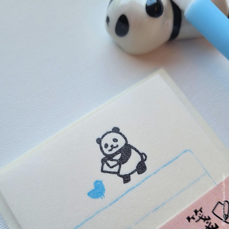 Panda "letters Please" MINI Letter Writing Set, 30 Sheet Memo Pad With ...