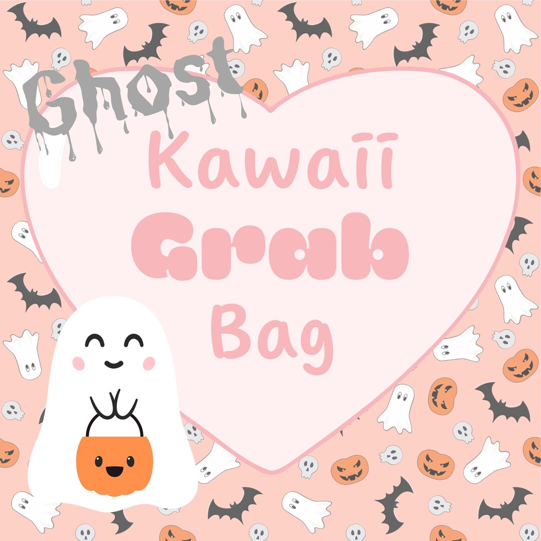 Kawaii GHOST SURPRISE Grab Bag! Super Cute Memo Sheets, Stickers, and ...