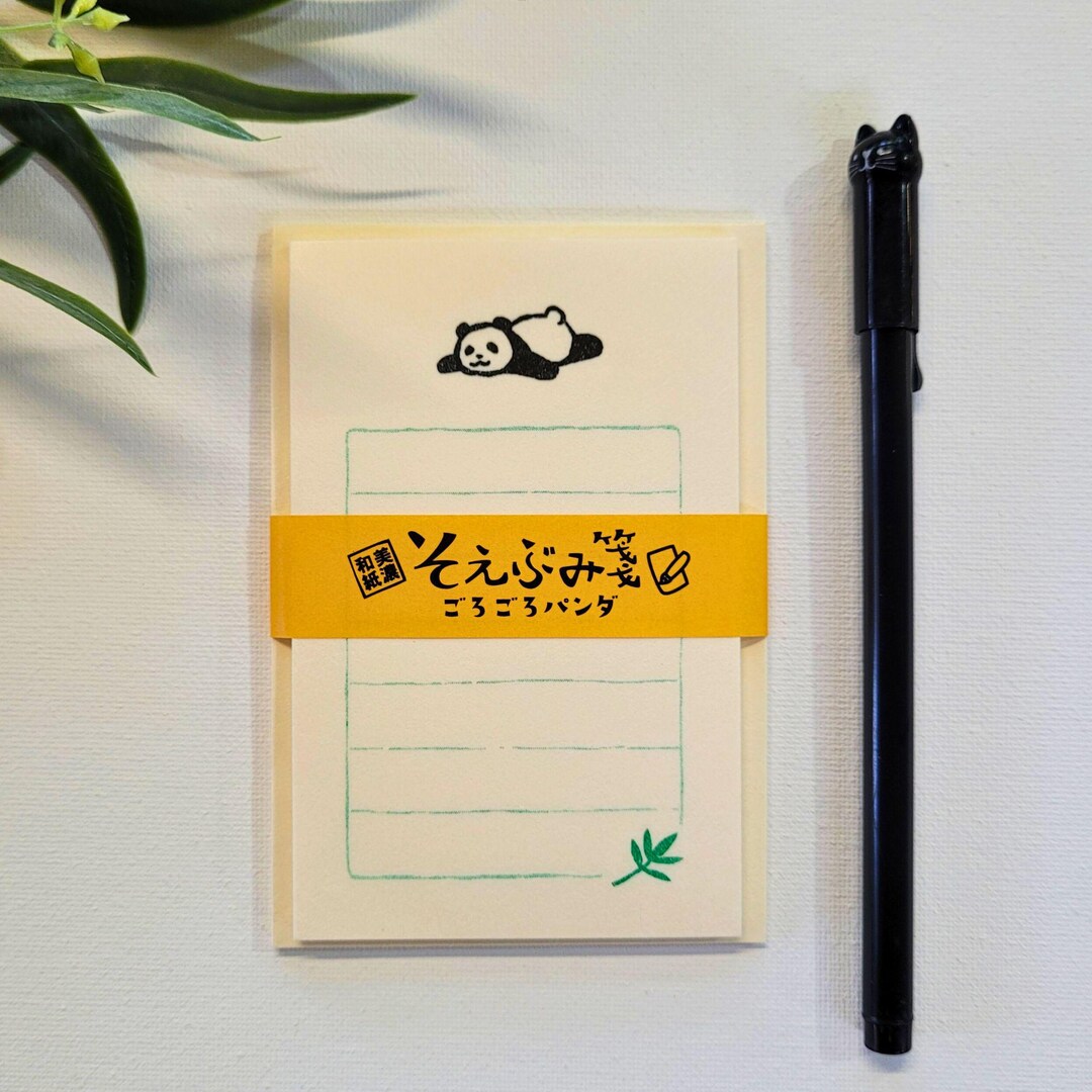 Panda MINI Letter Writing Set, 30 Sheet Memo Pad With Envelopes ...