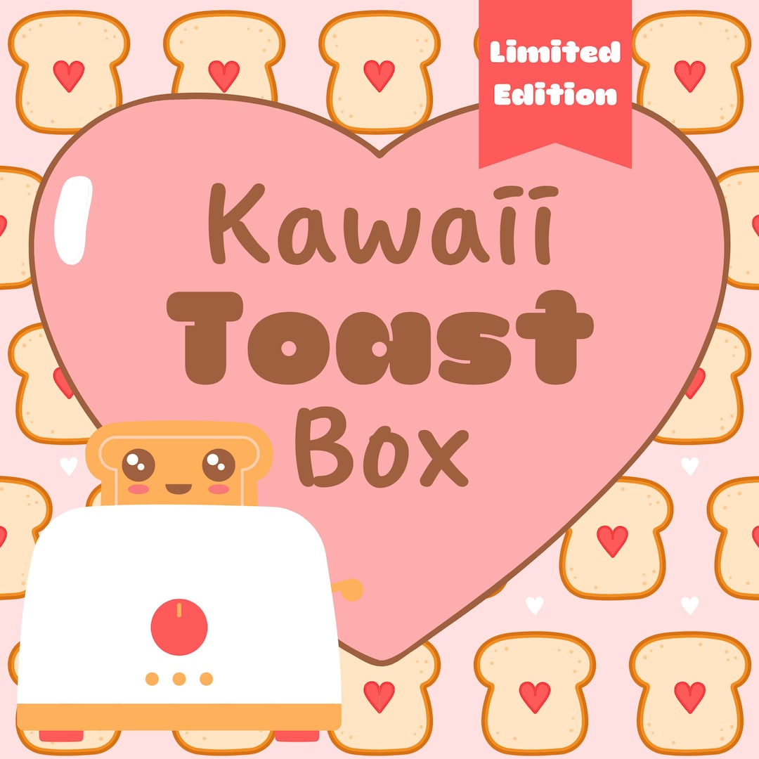 Kawaii TOAST Mystery Box! Adorable Toast, Bread, and Bakery Themed Box ...