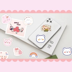 Kawaii Cute Bears STICKER SET! Super Cute Die Cut Stickers for Your ...