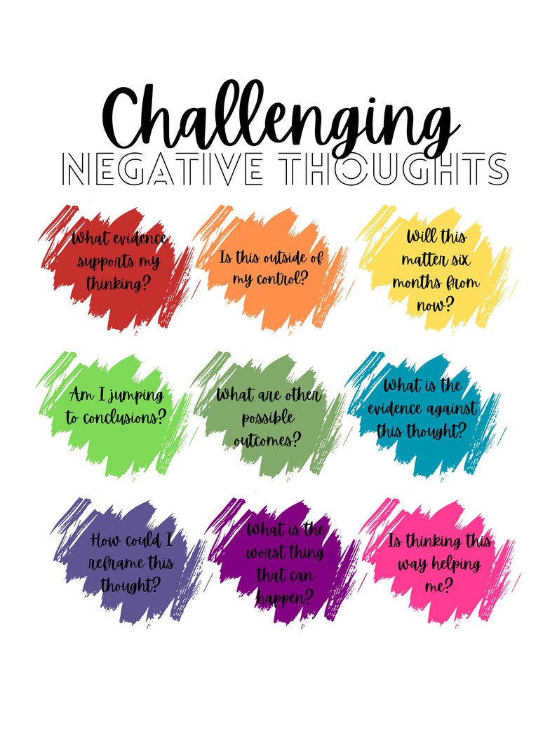 Digital Printable Counseling Office Decor Colorful - Etsy