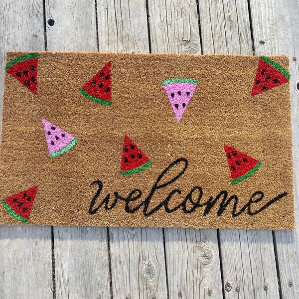 Watermelon Doormat - Etsy