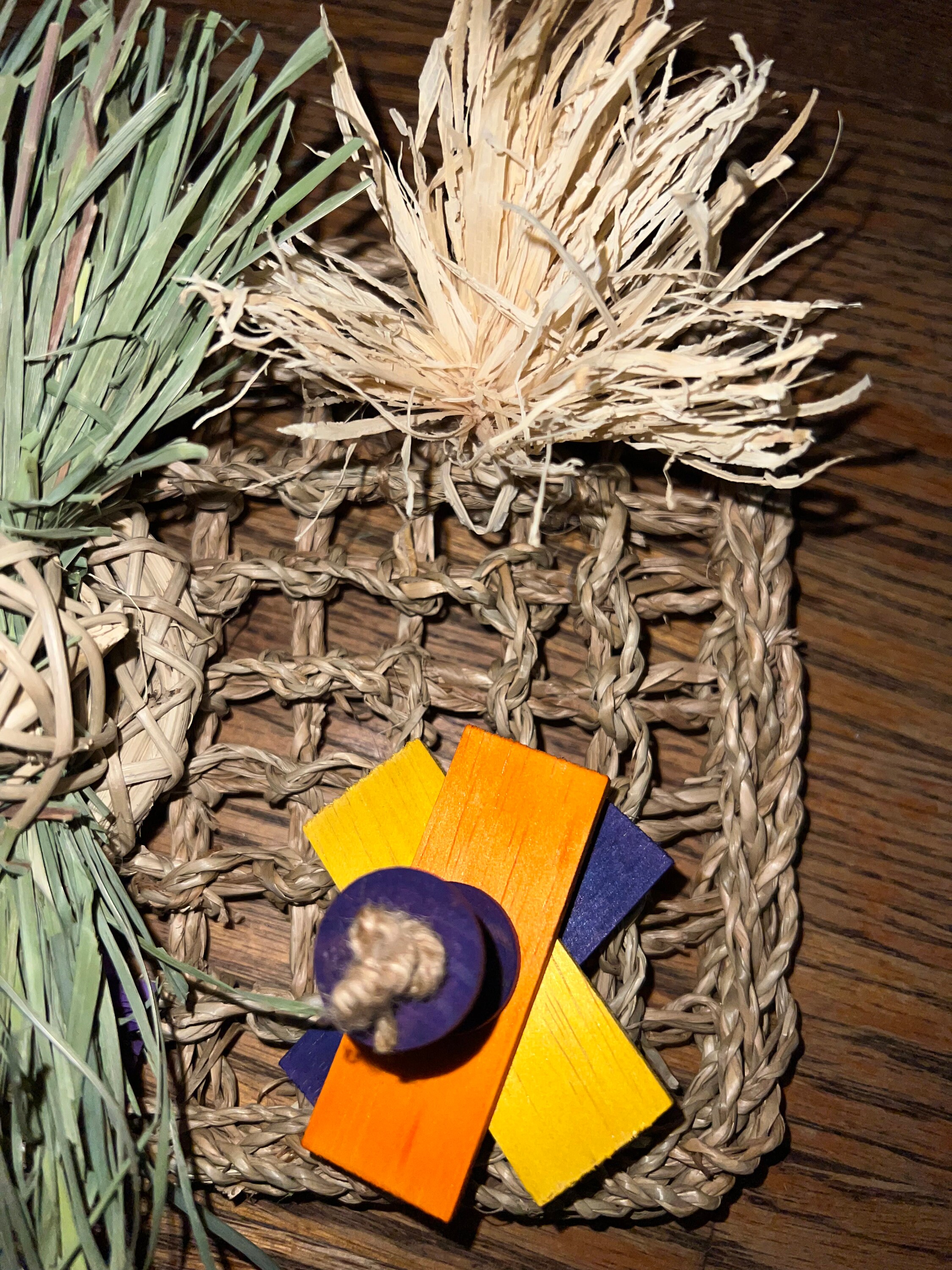 Small Pet Sea Grass Forage Activity Mat All Natural Chew Toy Bunny ...