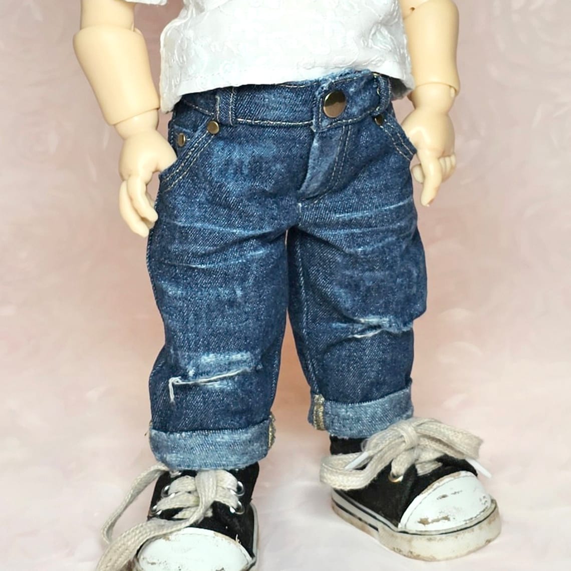Doll Jeans Pattern Designed Specifically to Fit Meadowdolls Moppets ...