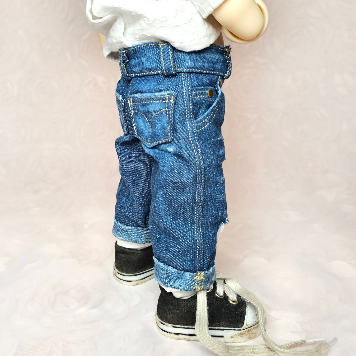 Doll Jeans Pattern Designed Specifically to Fit Meadowdolls Moppets ...