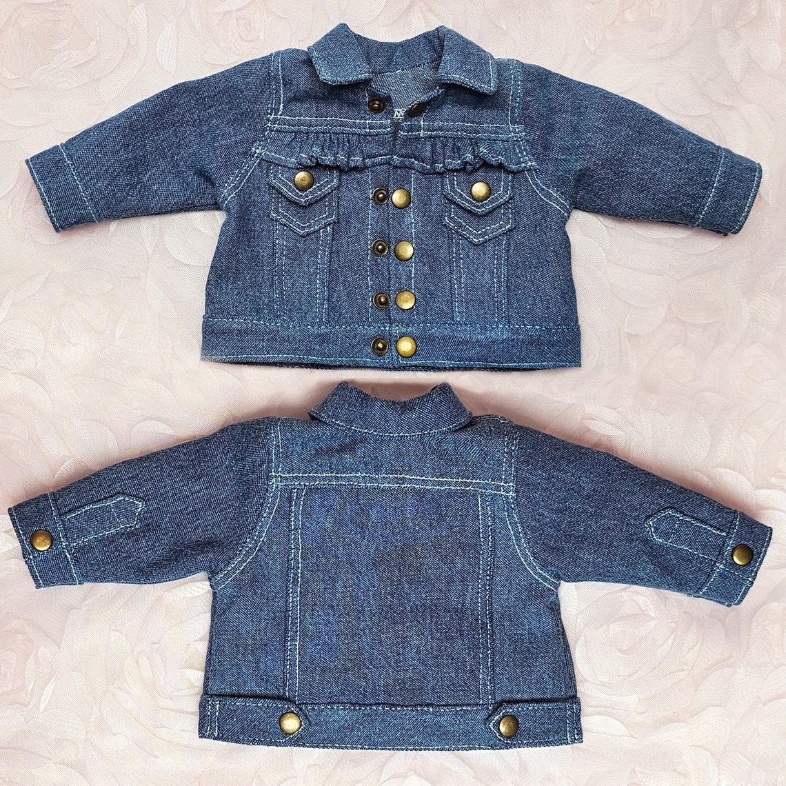 Doll Jean Jacket Pattern Designed Specifically to Fit Meadowdolls ...
