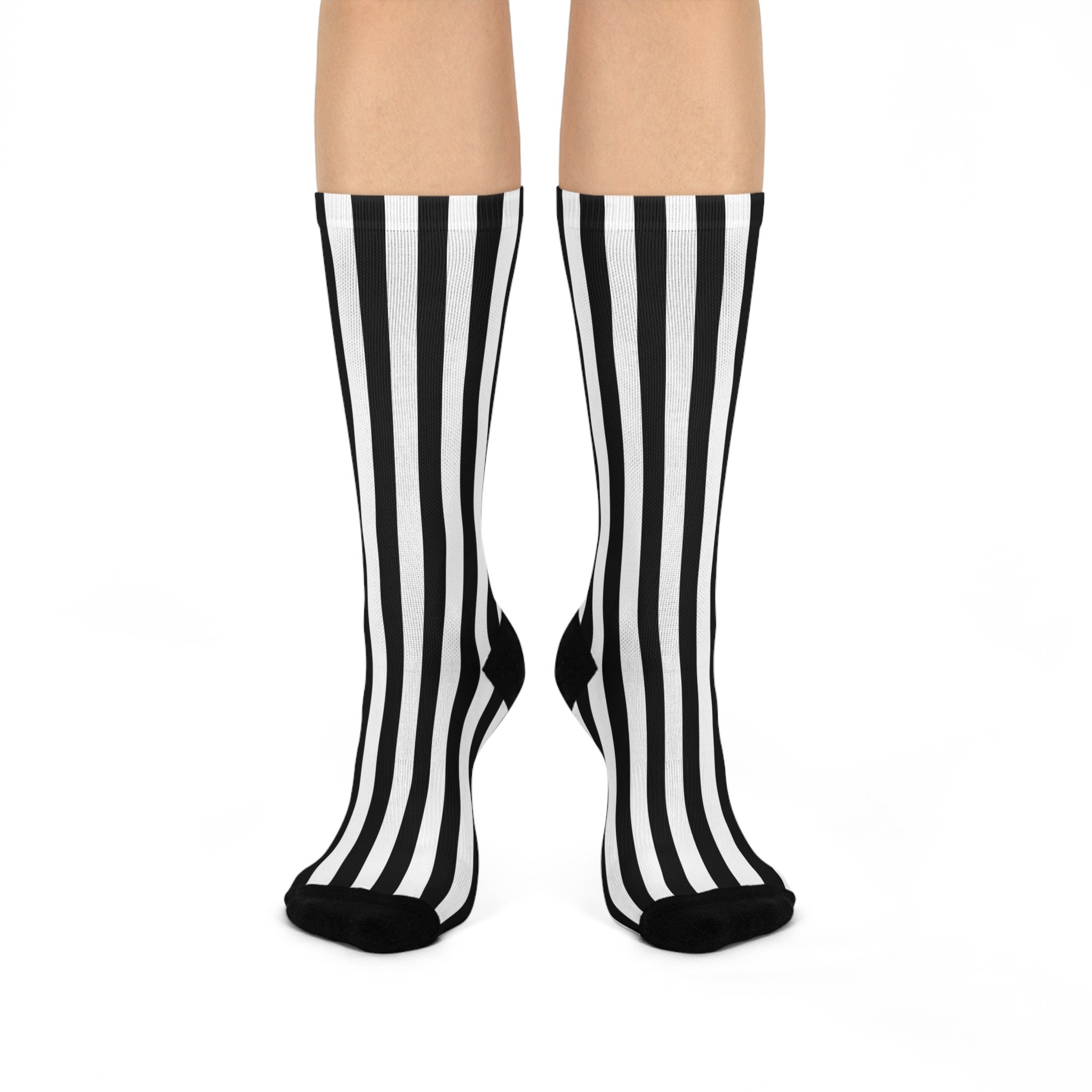 Goth Wednesday Addams Halloween Cushioned Crew Socks - Etsy