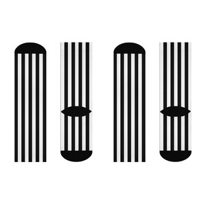 Goth Wednesday Addams Halloween Cushioned Crew Socks - Etsy