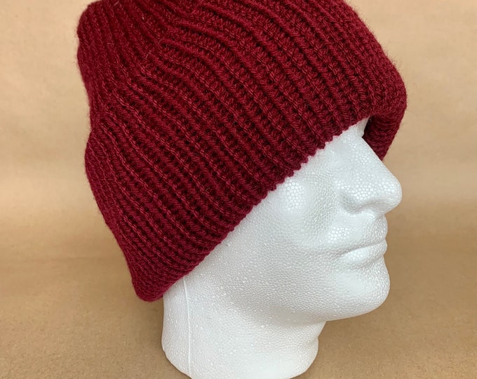 Knitted Acrylic Winter Toque - Etsy Canada