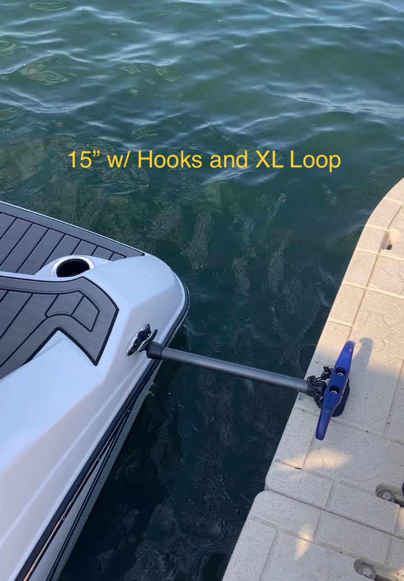 Custom Boat Docking Rod: Hook & XL Loop or Double Loop - USA Made - Etsy