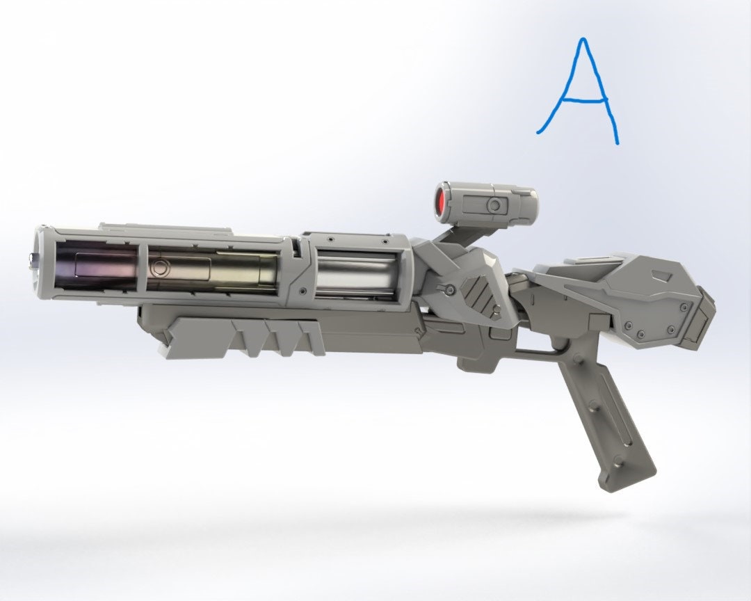 1/144 Custom 3d-printed Mecha/gunpla Gun Kit- Enhance Your Mech's ...