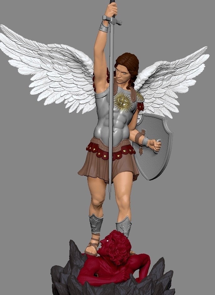 Archangel Michael variation 1 3D Printed Unpainted Unassembled Model 1 ...